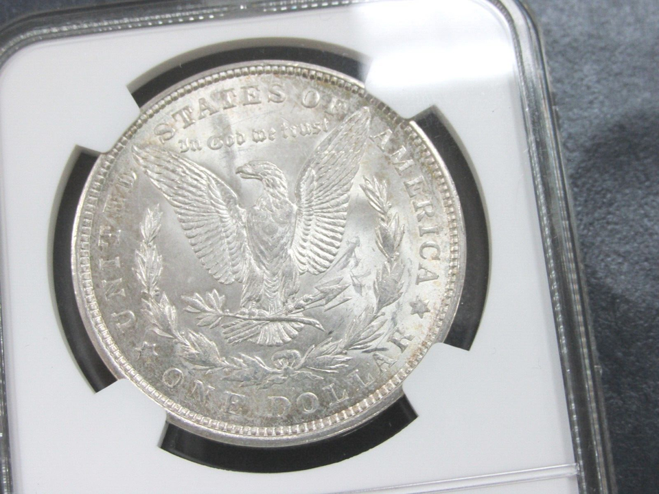 1921-D Denver Morgan Silver Dollar NGC MS63 Obverse Toning Q3C9 | eBay