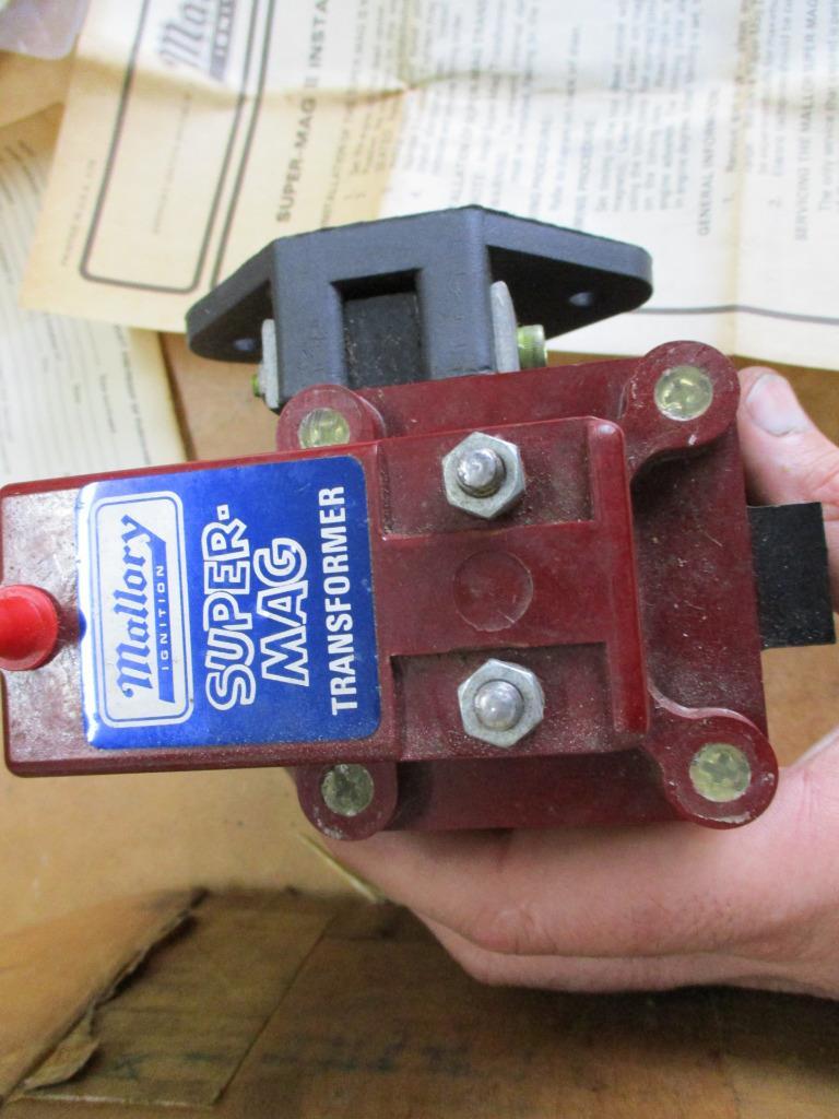NOS 12V MALLORY DISTRIBUTOR SUPER MAG MAGNETO TRANSFORMER COIL IGNITION ...