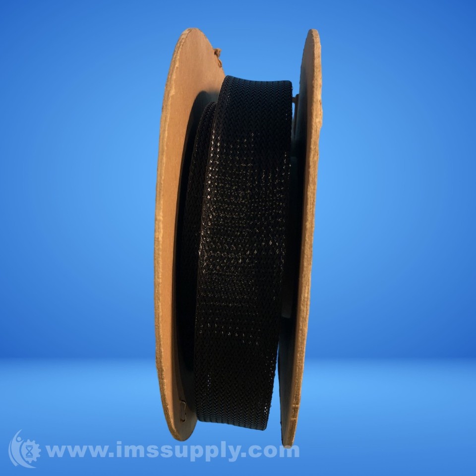 Techflex PTN1.25BK Expandable Braided Cable Sleeving 50' Spool 0075 ...