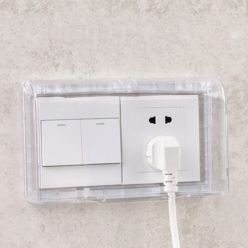 2 Pcs Outdoor Socket Cover Waterproof Box Electric Covers Wall ...