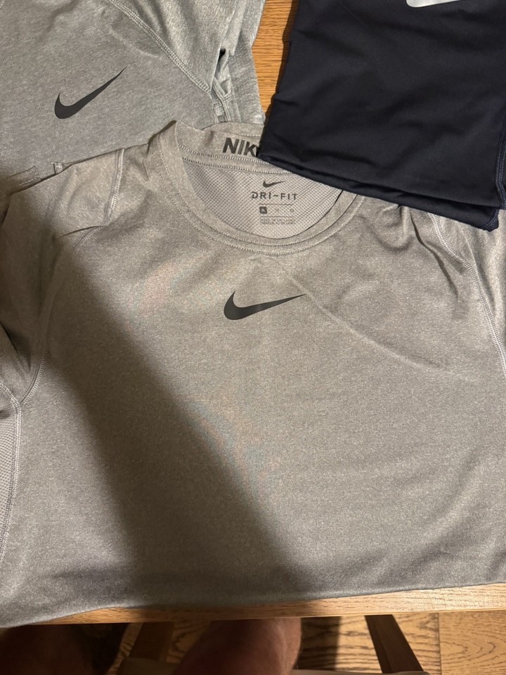 Used Mens Nike Compression Top Bundle Large Nike Pro Nike Combat Good Condition | eBay UK