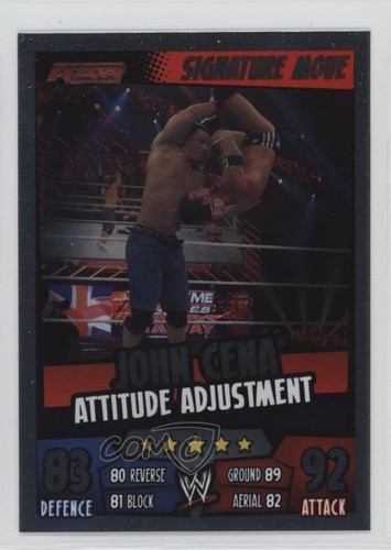 2011 Topps WWE Slam Attax Rumble Signature Move John Cena | eBay