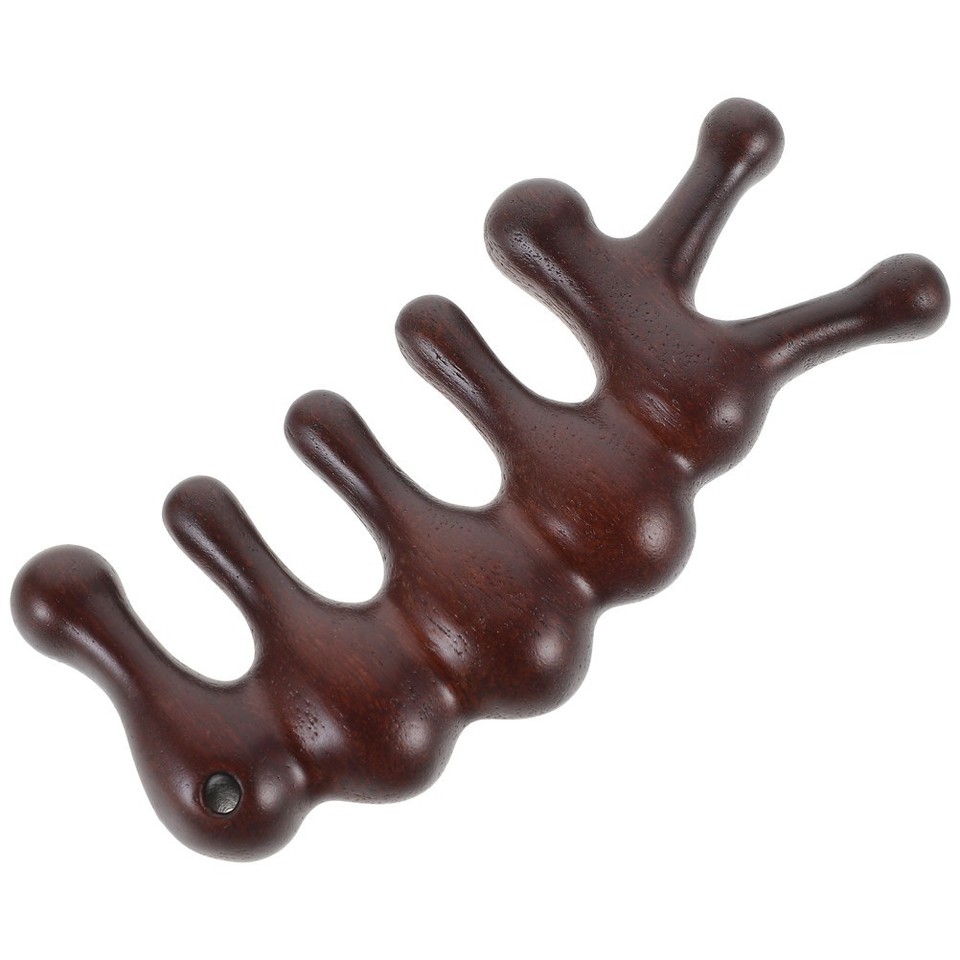 Eye Massager Face Eye Scraper Tool Wooden Scalp Comb Wide Tooth ...