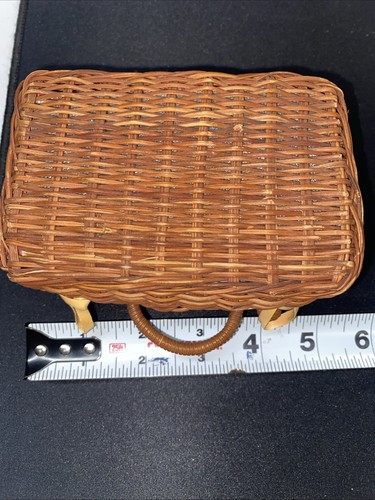 Vintage ~ Children’s Mini Picnic Set ~ 14 Piece Set & Wicker Picnic ...