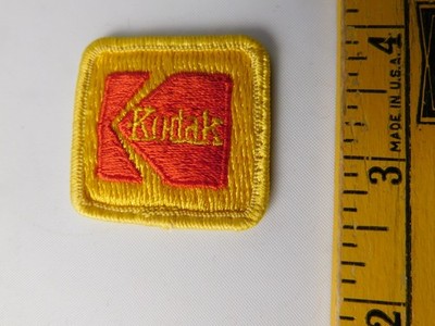 KODAK CAMERA FILM VINTAGE PATCH HAT BADGE ADVERTISING CLASSIC LOGO | eBay