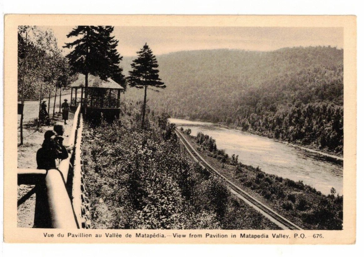 c1930 PC: View from Pavilion in Matapedia Valley, QC, Canada | eBay