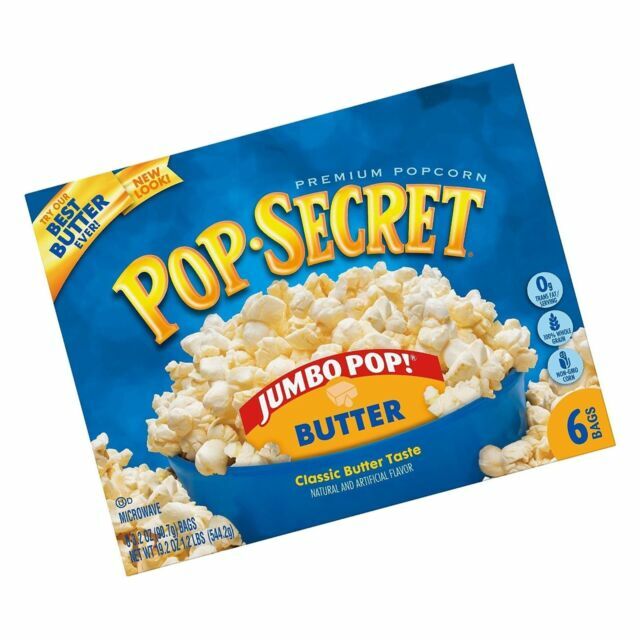 Pop Secret Jumbo Butter Popcorn, 6-Count Box for sale online | eBay