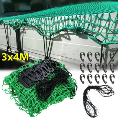 3M x 4M Heavy Duty Cargo Net Trailer Nets Truck Protector Mesh Safety ...