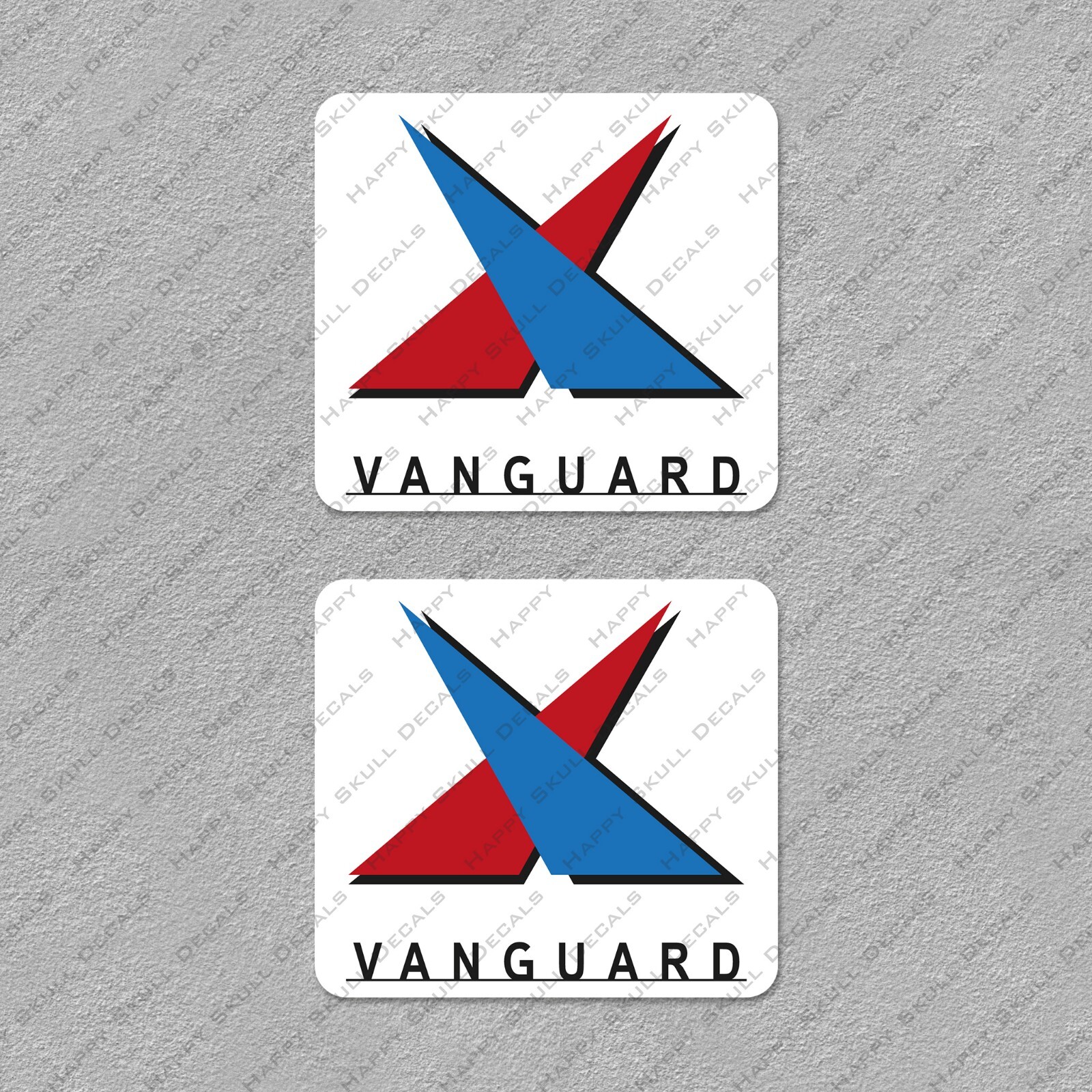 VANGUARD LASER DINGHY TRANSOM DECALS STICKERS Set of 2 4" LONG | eBay