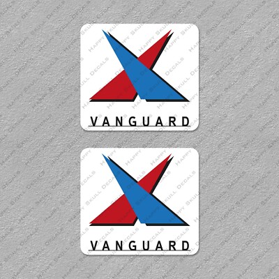 VANGUARD LASER DINGHY TRANSOM DECALS STICKERS 4" x 3.6" 2pcs. | eBay