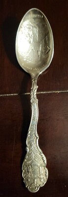 Antique Sterling Silver Souvenir Spoon High Rock Spring Saratoga New ...