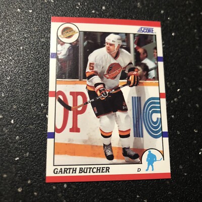 Garth Butcher 1990 Score Hockey #18 NHL Vancouver Canucks Defenseman | eBay