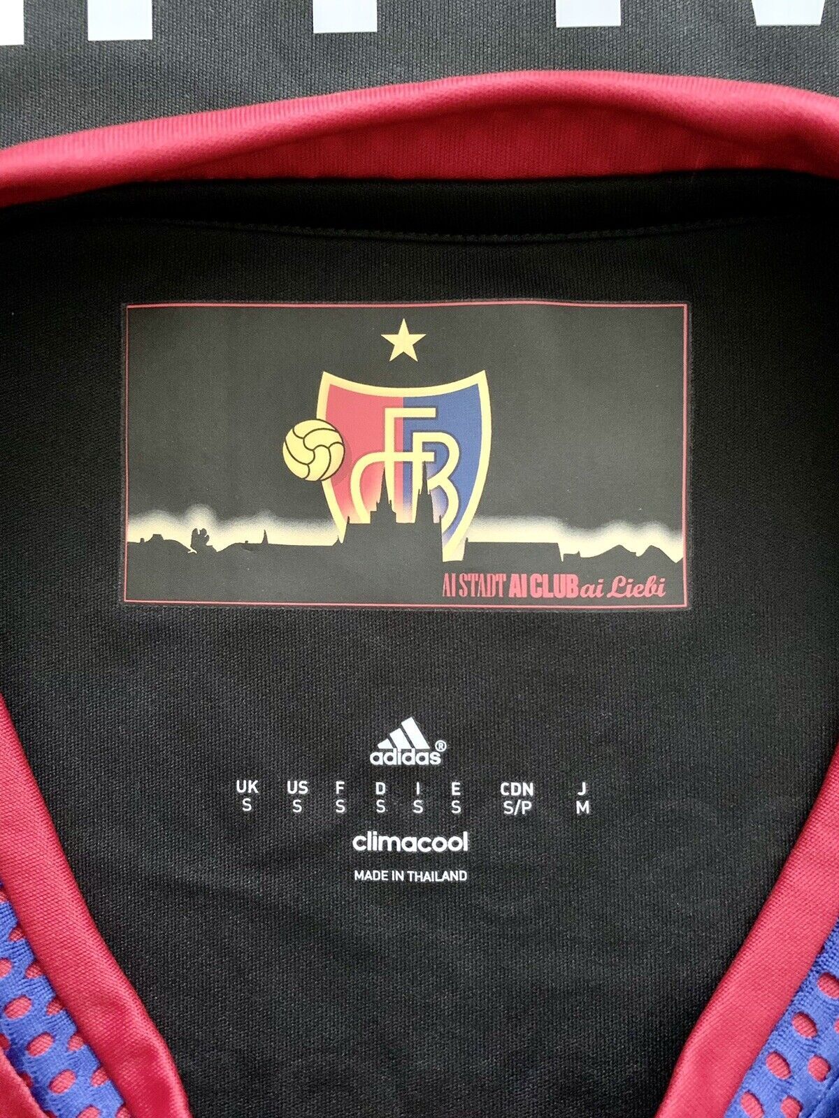 FC Basel 2015-2016 home Aliji match worn Adidas Switzerland Albania ...