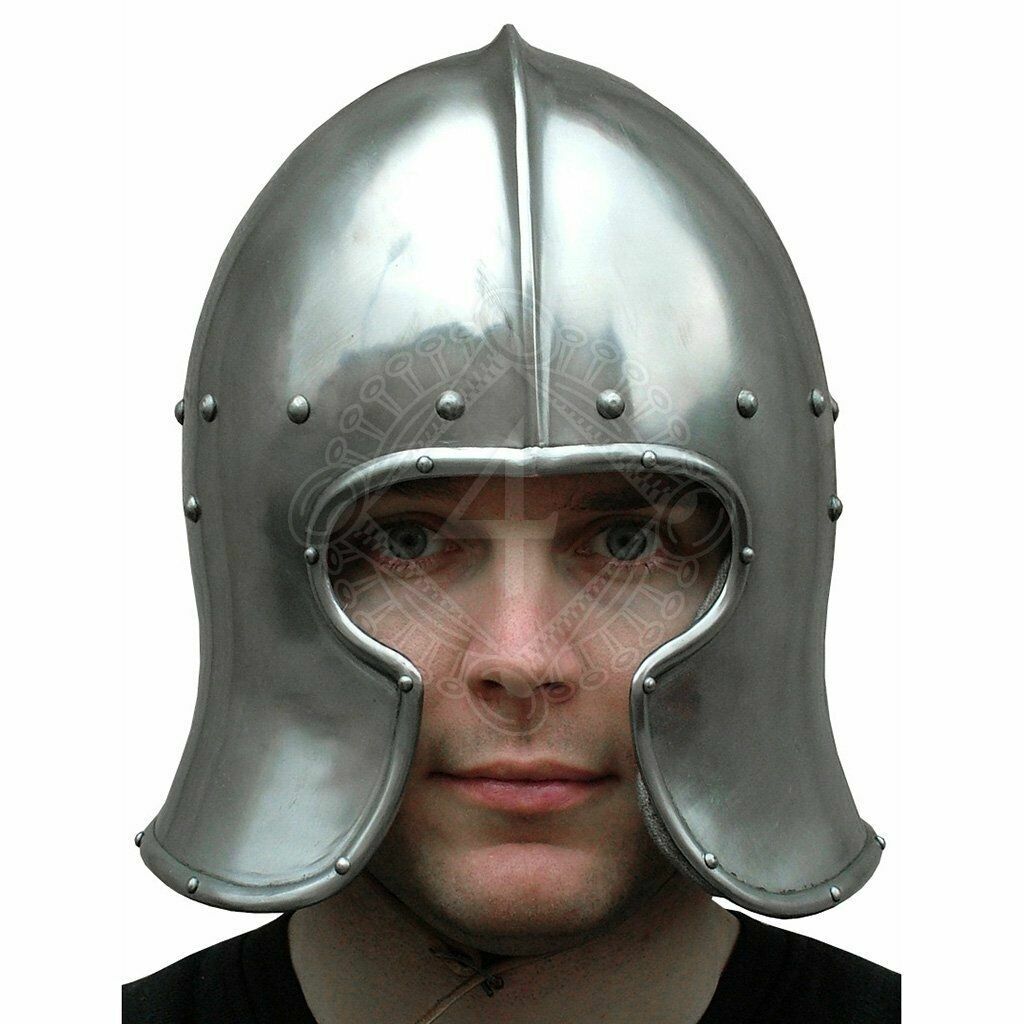 Medieval Helmets Front View