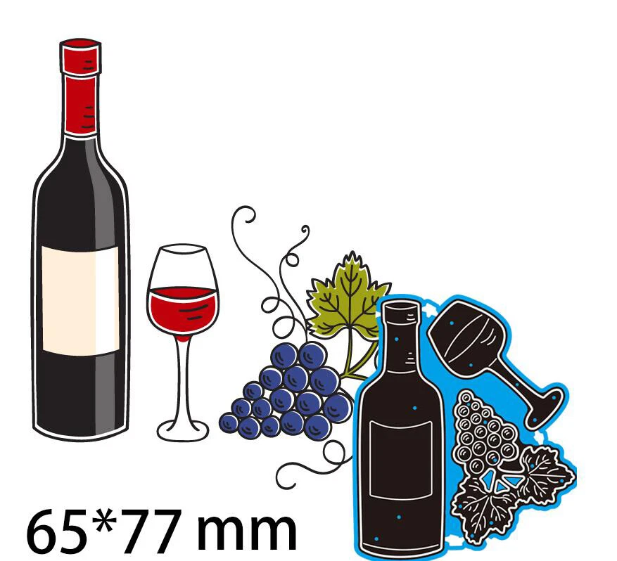 Wine Bottle Card Template
