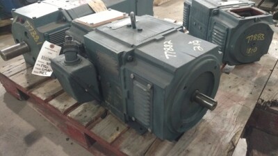 10 HP DC Reliance Electric Motor, 1750 RPM, 219ATY Frame, TENV, 240 V ...
