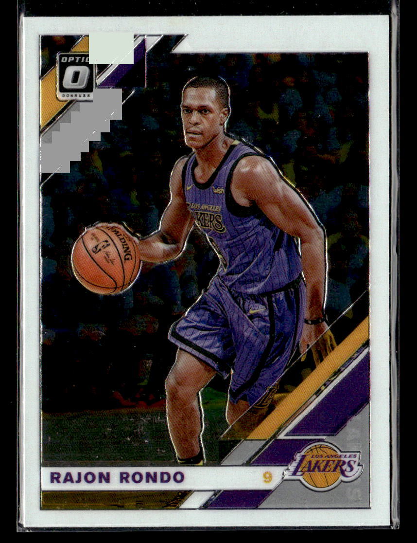 2019-20 Donruss Optic #100 Rajon Rondo Card Los Angeles Lakers | eBay