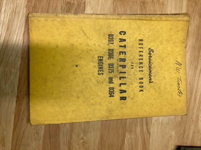 CAT DIESEL D375 D364 D386 D397 ENGINE SERVICEMEN'S REFERENCE BOOK ...