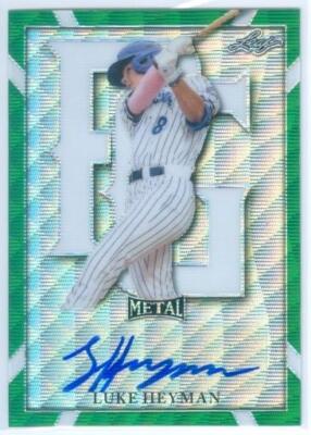 LUKE HEYMAN "PRE PRODUCTION PROOF AUTOGRAPH CARD /1" LEAF PERFECT GAME ...