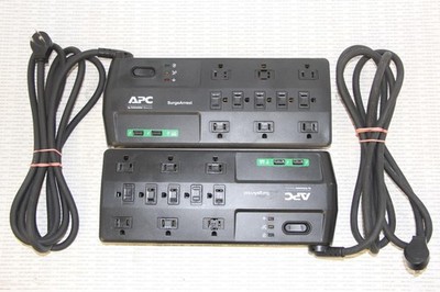 Lot of 2 APC P11U2 SurgeArrest 11-Outlet 15A Power Distribution Units ...