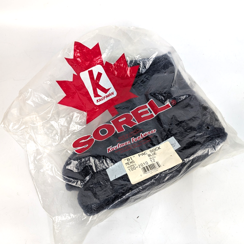 SOREL B1 Pac Sock Mens Size 12 Blue Wool Boot Liner Canada | eBay