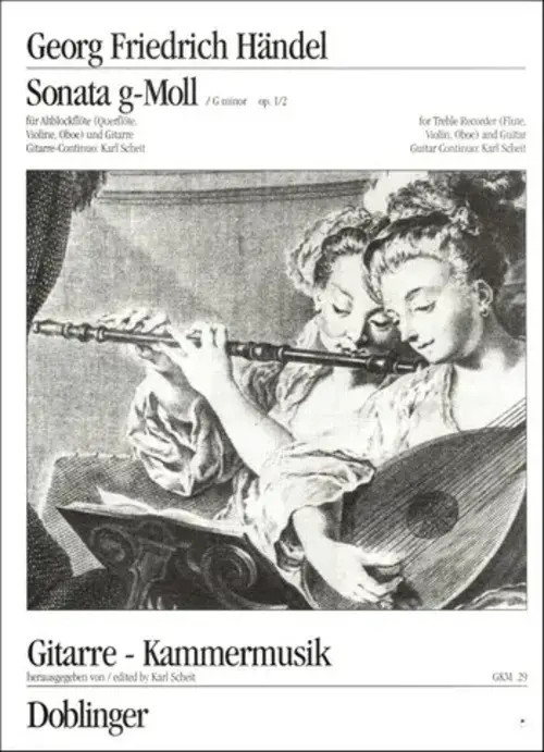 Sonata g-moll op. 1 / 2 | Georg Friedrich Händel | Buch | Doblinger ...
