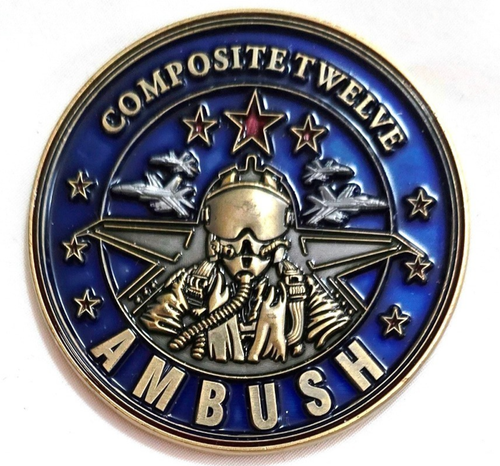 Awesome 2" USN Navy Unit Pride Challenge Coin VFC-12 "Fighting Omars ...