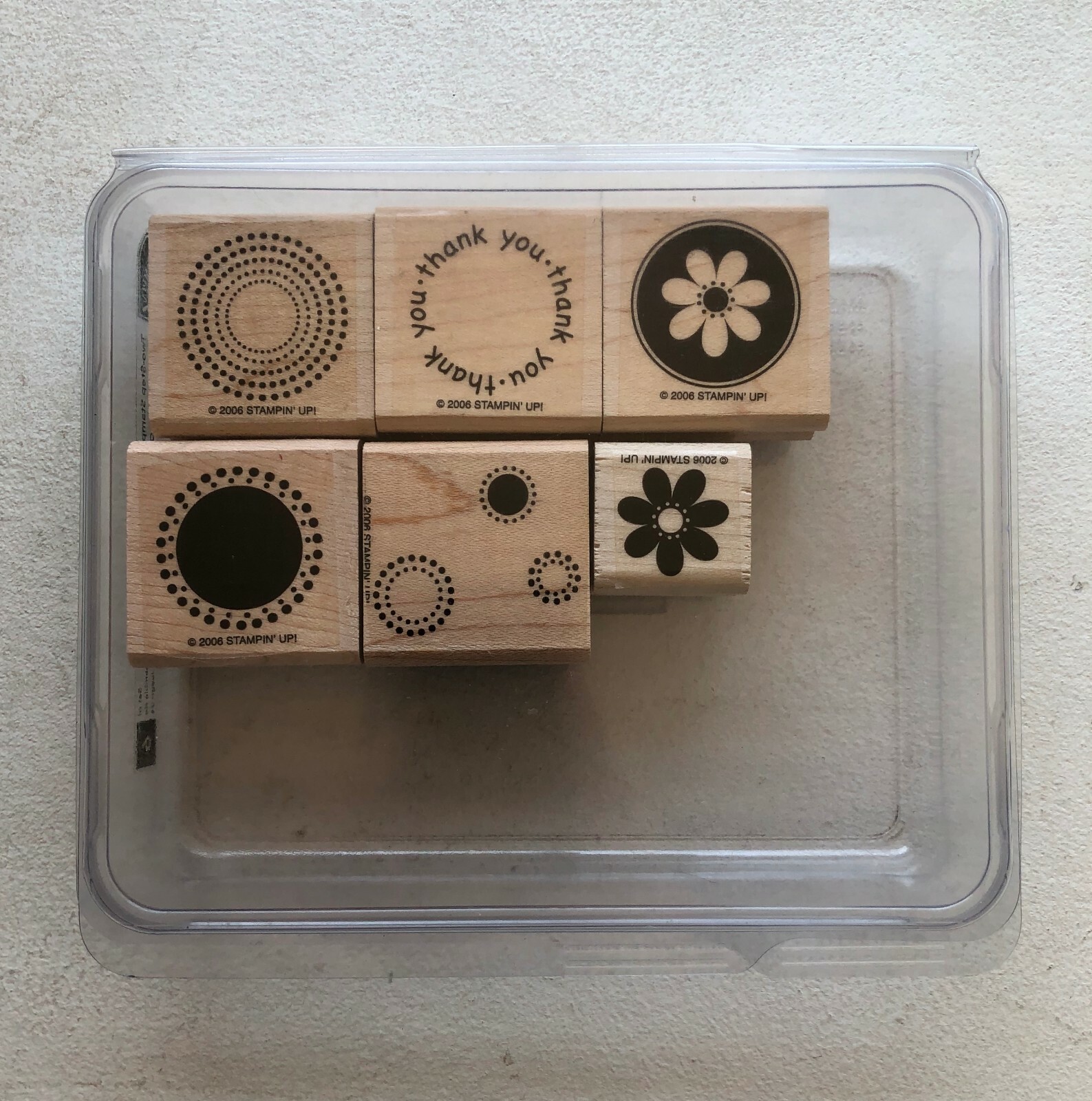 STAMPIN' UP! Two-Step Stampin' Seeing Spots stamp set of 6 | eBay