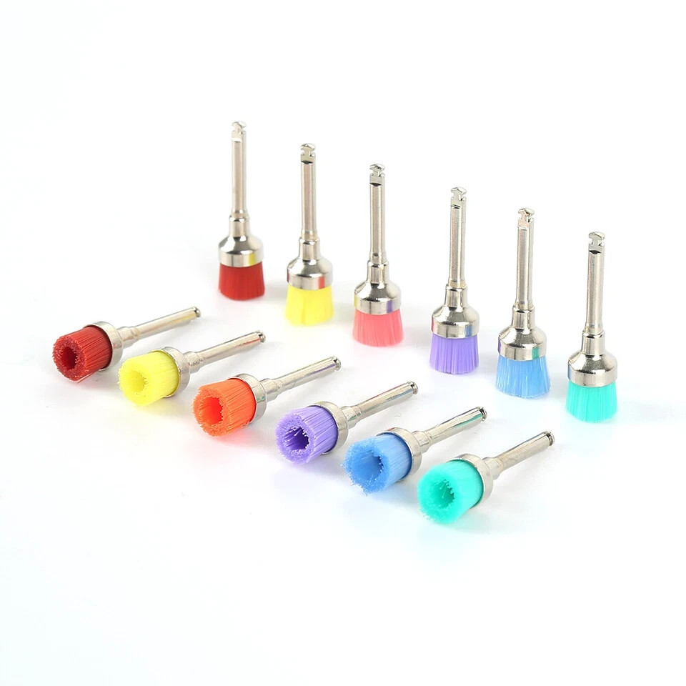 Dental Polisher Brush Cup Polishing Prophy Prophylaxis For Slow Speed ...