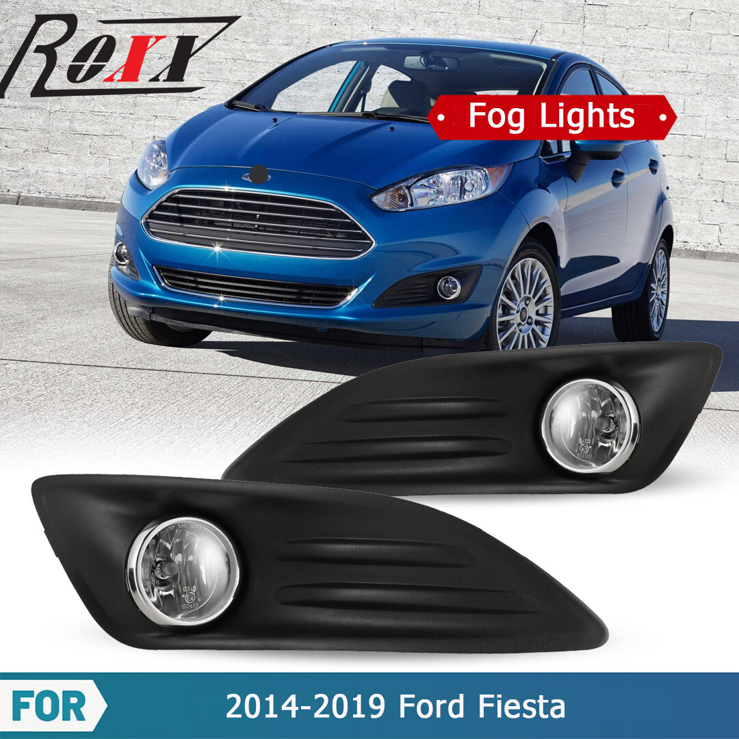 For 2014-2018 2019 Ford Fiesta Fog Lights Black For 2019 Ford Fiesta S ...