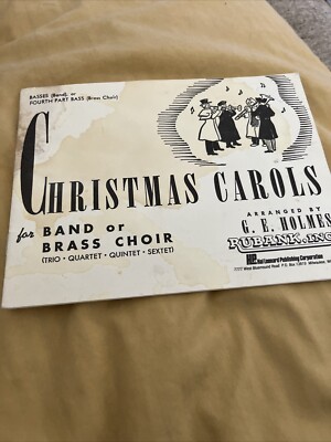 Christmas Carols for Band or Brass Choir:Basses (Band) Or Fourth Part ...
