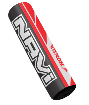 Honda Navi 110 Handlebar Protector Pad Black Red Duravle Pvc Cover Fmx ...