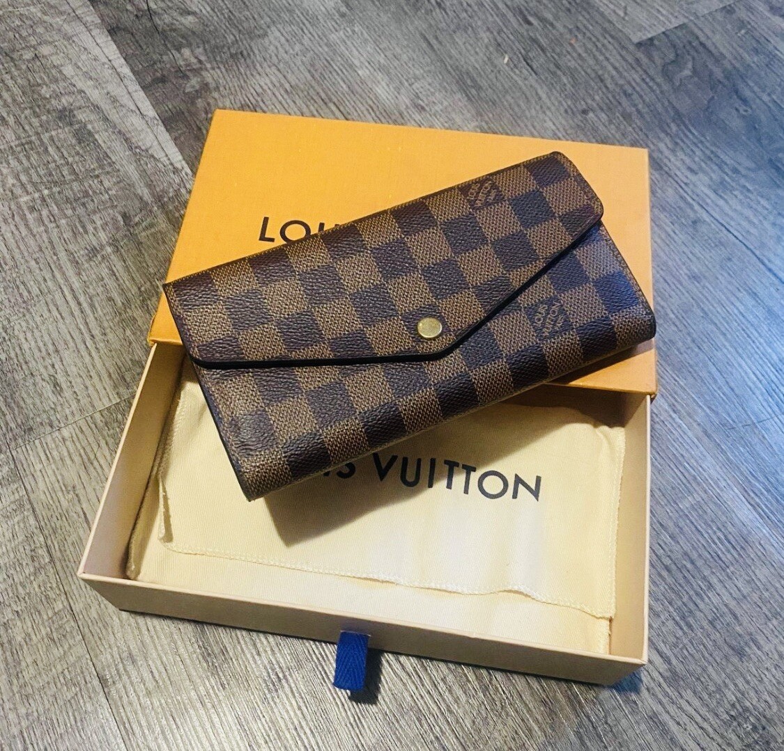 AUTHENTIC ORIGINAL LOUIS VUITTON SARAH WALLET WITH BO… - Gem