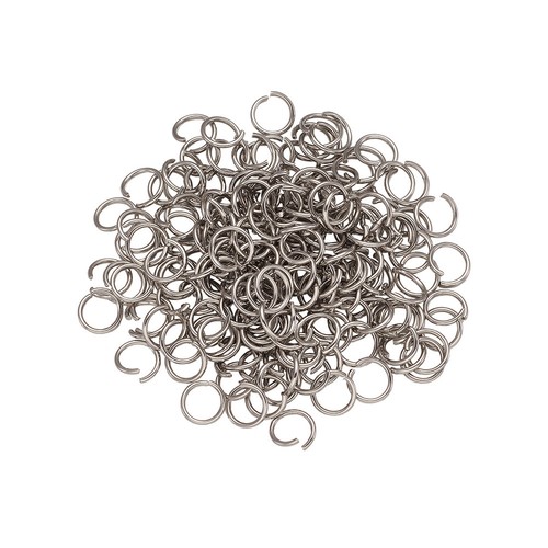 1000pcs Standard 304 Stainless Steel Open Jump Rings Unsoldered Loop ...