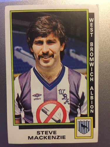 Rare Panini Football 86 # 366 Steve Mackenzie West Bromwich Albion | eBay
