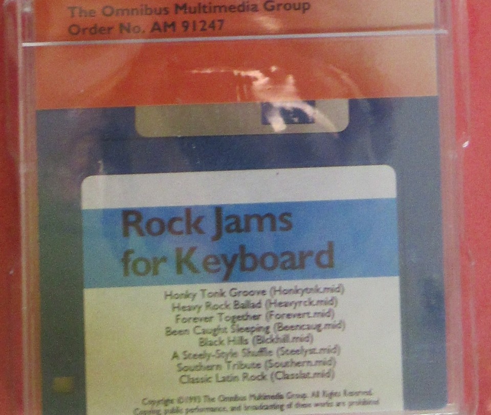 Rock Jams for Keyboard - MIDI Interactive Book and disk - Omnibus Group ...