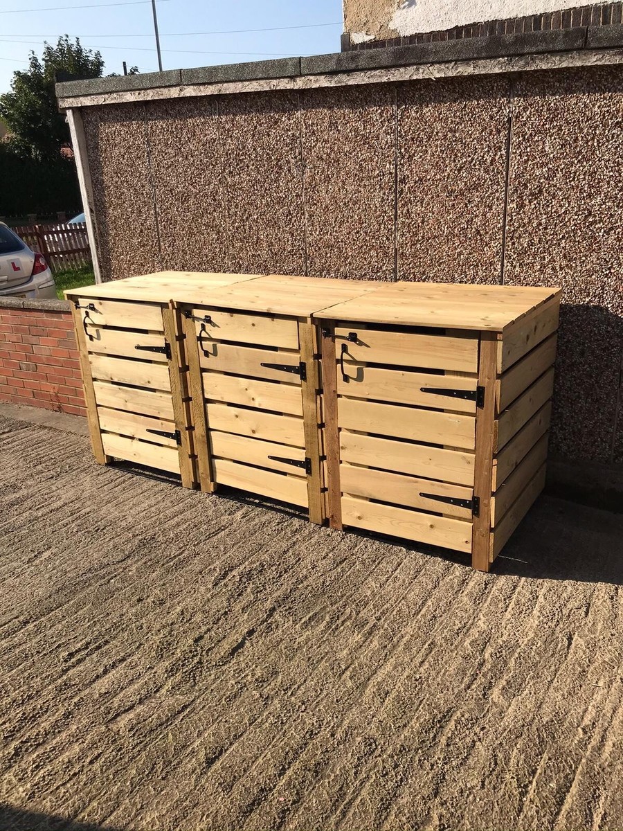Wood Bin Wood Recycle Bin
