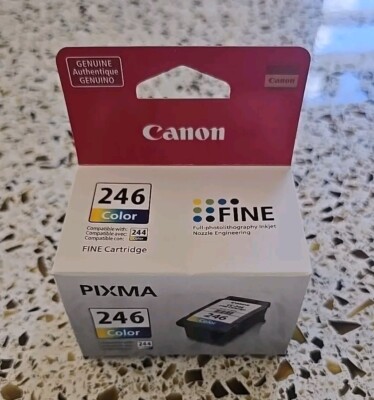 Genuine Canon CL-246 Color Ink Cartridge 932177570003| eBay