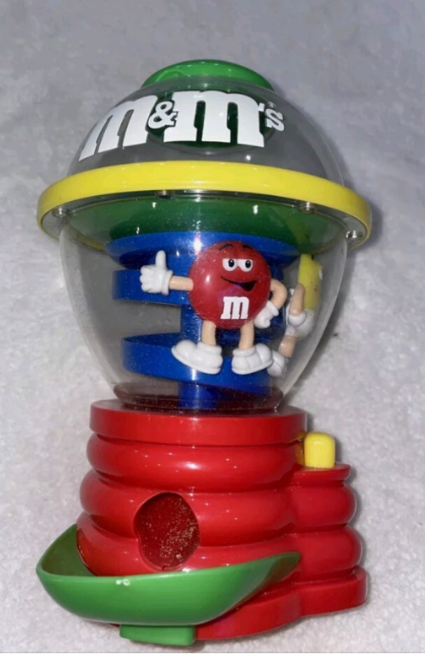 Vintage 2002 Mars M&M's Fun Machine Gumball Spinning Candy Dispenser | eBay