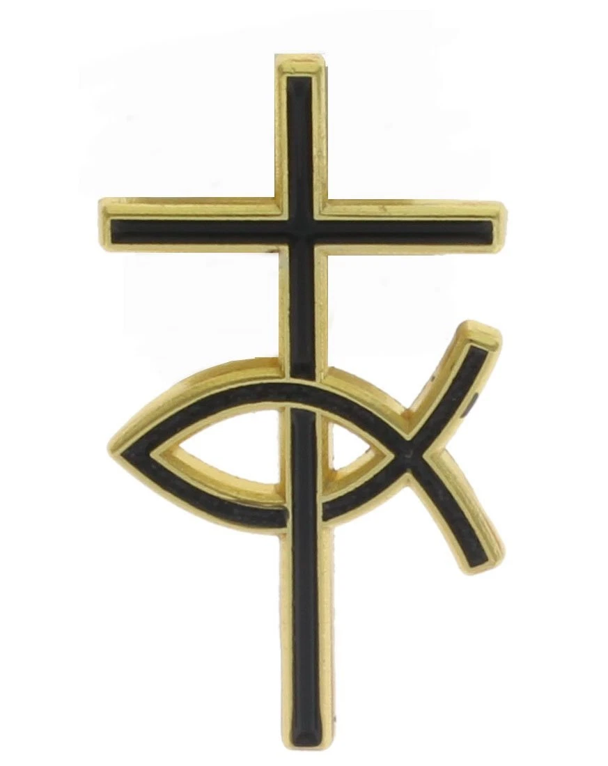 Christian Fish With Cross