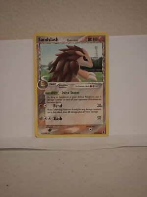 Pokémon TCG Sandslash (Delta) EX Delta Species 27/113 Rare | eBay