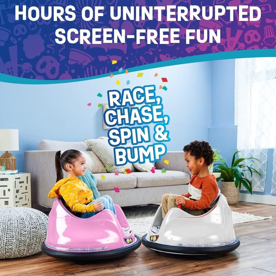 Flybar FunPark 6V Bumper Car for Kids Toddlers Electric Ride On Toys ...