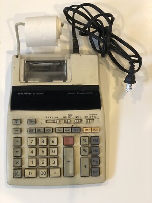 ink printer sharp EL-1801p 12 digit, 2 color printer | eBay