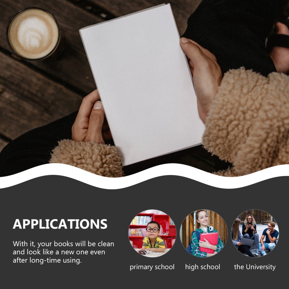 10pcs a5 cover Width Adjustable Book Cover Plastic Book Cover Book ...