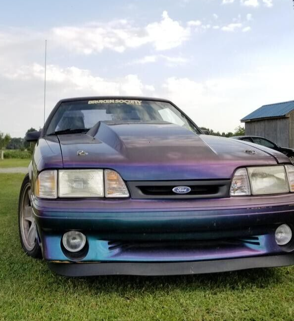 87-93 MUSTANG 93 COBRA GRILLE INSERT KIT PONY CHROME EMBLEM OUTLAW 5.0 ...