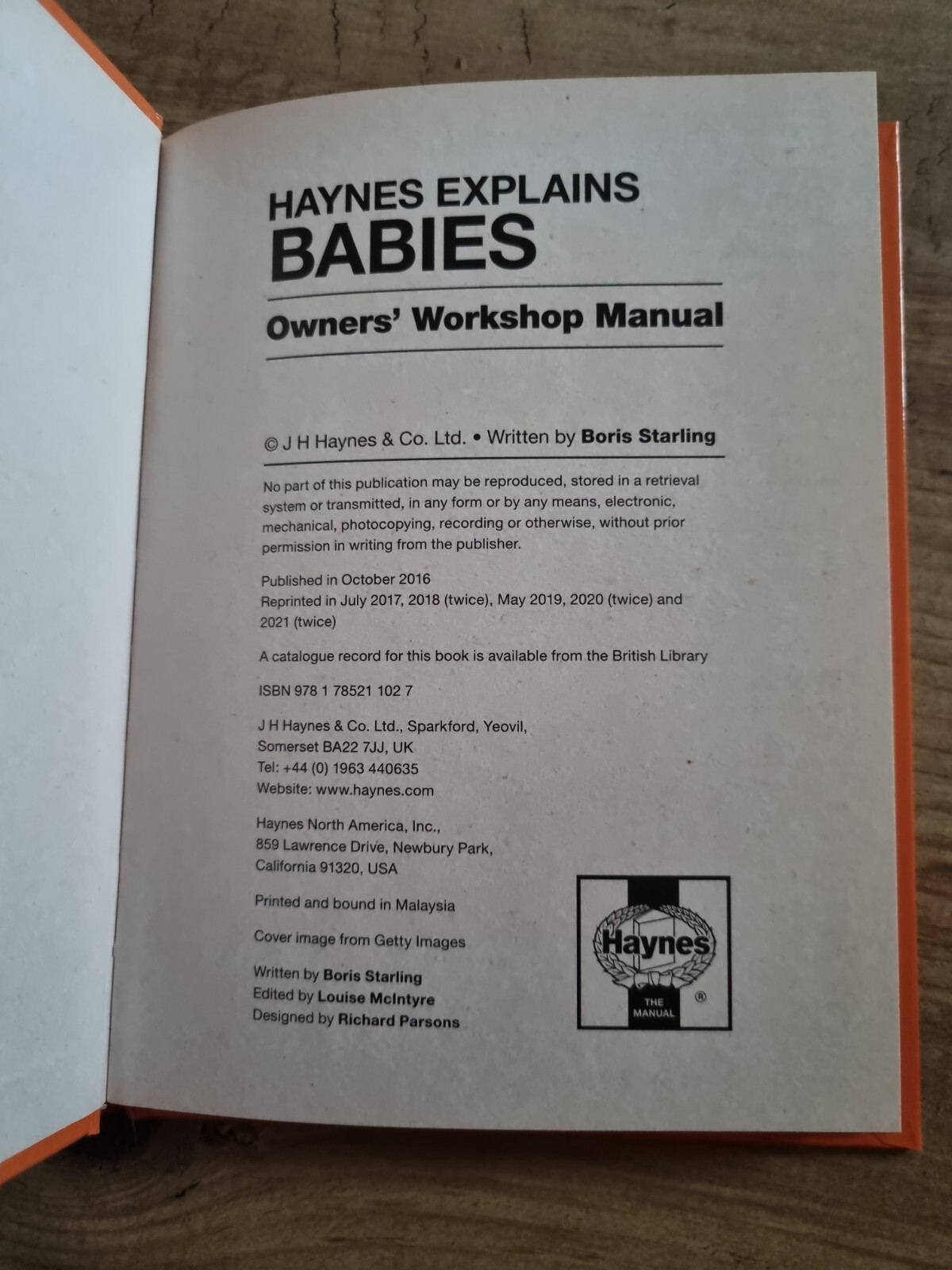 Babies: Haynes Explains by Boris Starling (Hardcover, 2016) for sale ...