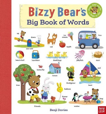 Benji Davies Bizzy Bear's Big Book of Words (Libro di cartone) Bizzy ...
