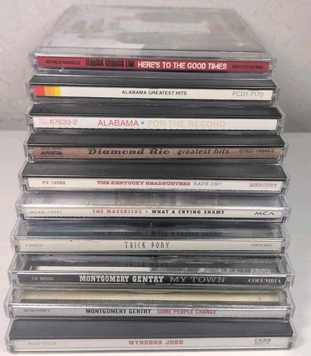 Lot Of 10 Country CDs Florida Georgia Line,Alabama,The Mavericks,Trick ...