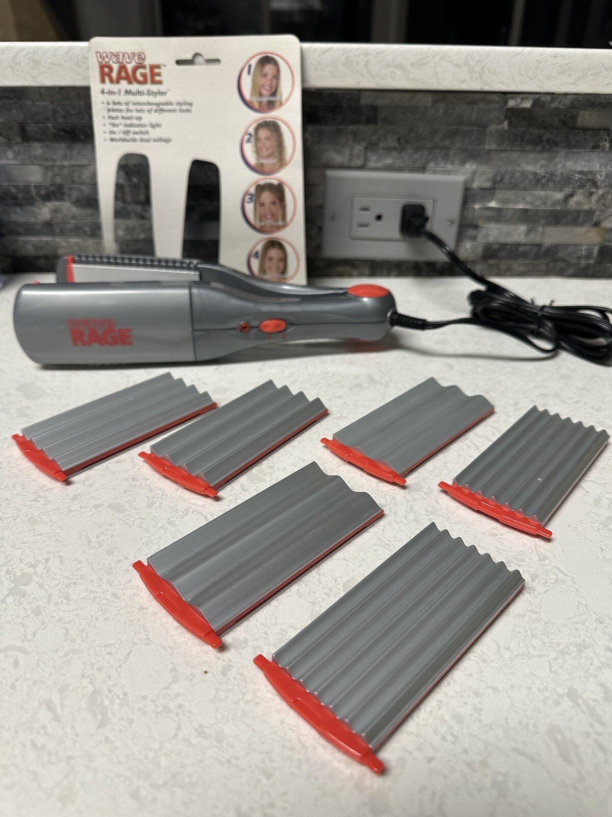 Wave Rage 5 In 1 Multi Styler Model WR021 New Without Box Good ...