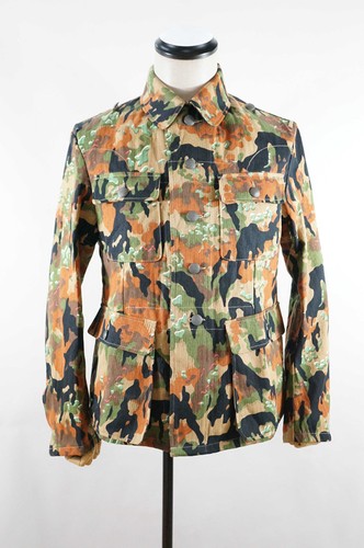 WWII German Elite leibermuster 45 camo M43 field tunic S | eBay
